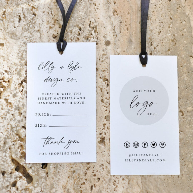 Rectangle Tags - Customized Printing Services - Aprints.pk