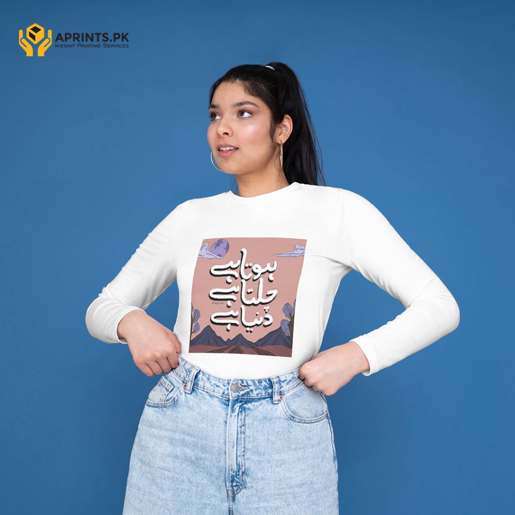 Customized T Shirts Personalised Picture, Logo - Aprints.pk