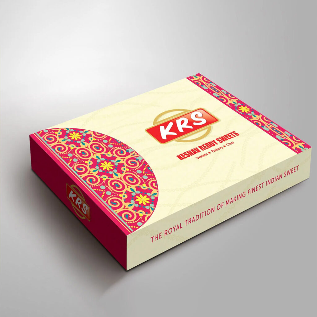 Orange floral themed Bidh Box - Aprints.pk