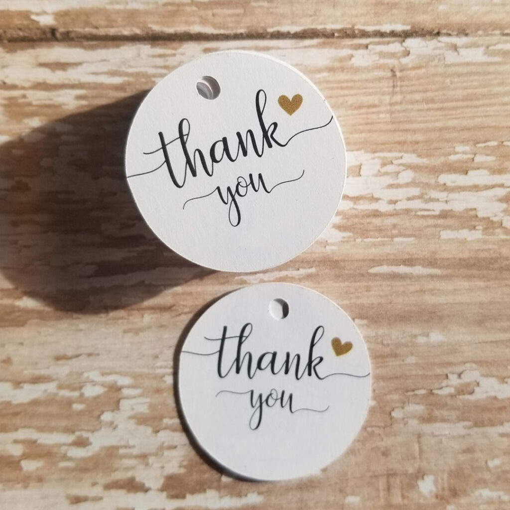 Custom Printed Round Tags - Aprints.pk