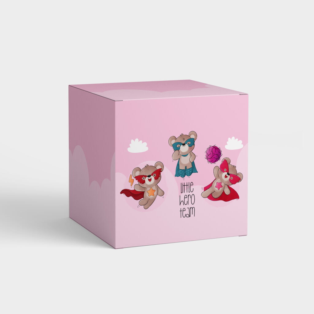 Orange floral themed Bidh Box - Aprints.pk