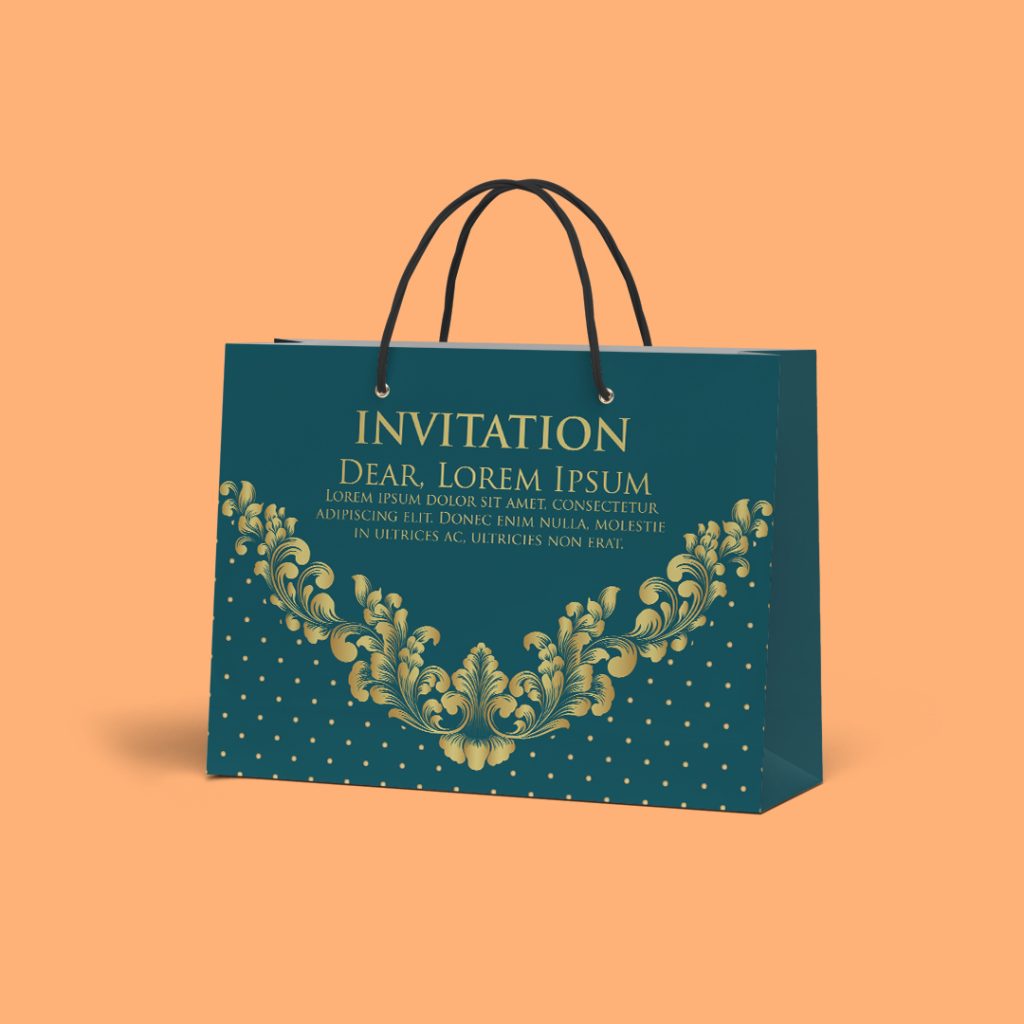 Custom Invitation Shopping Bags - Aprints.pk