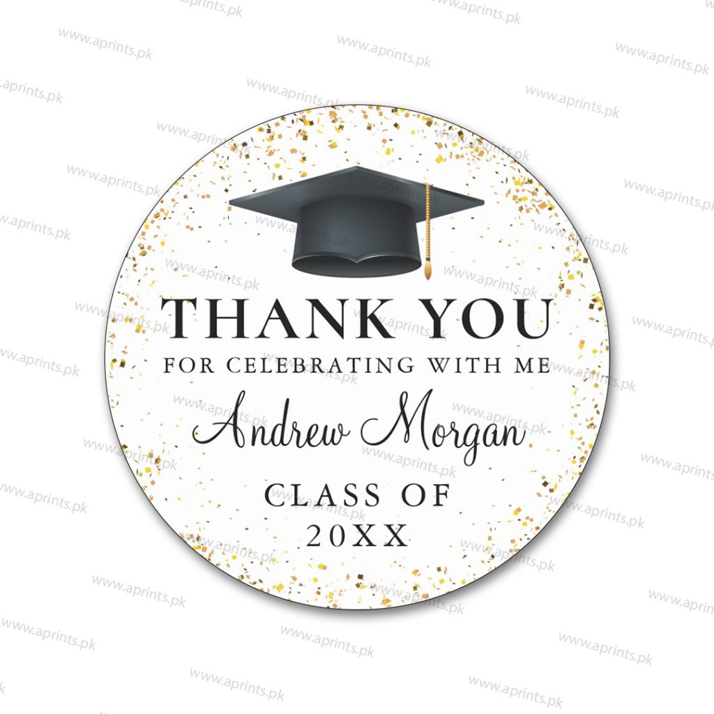 Graduation Celebration Sticker - Customized Printing Services - Aprints.pk
