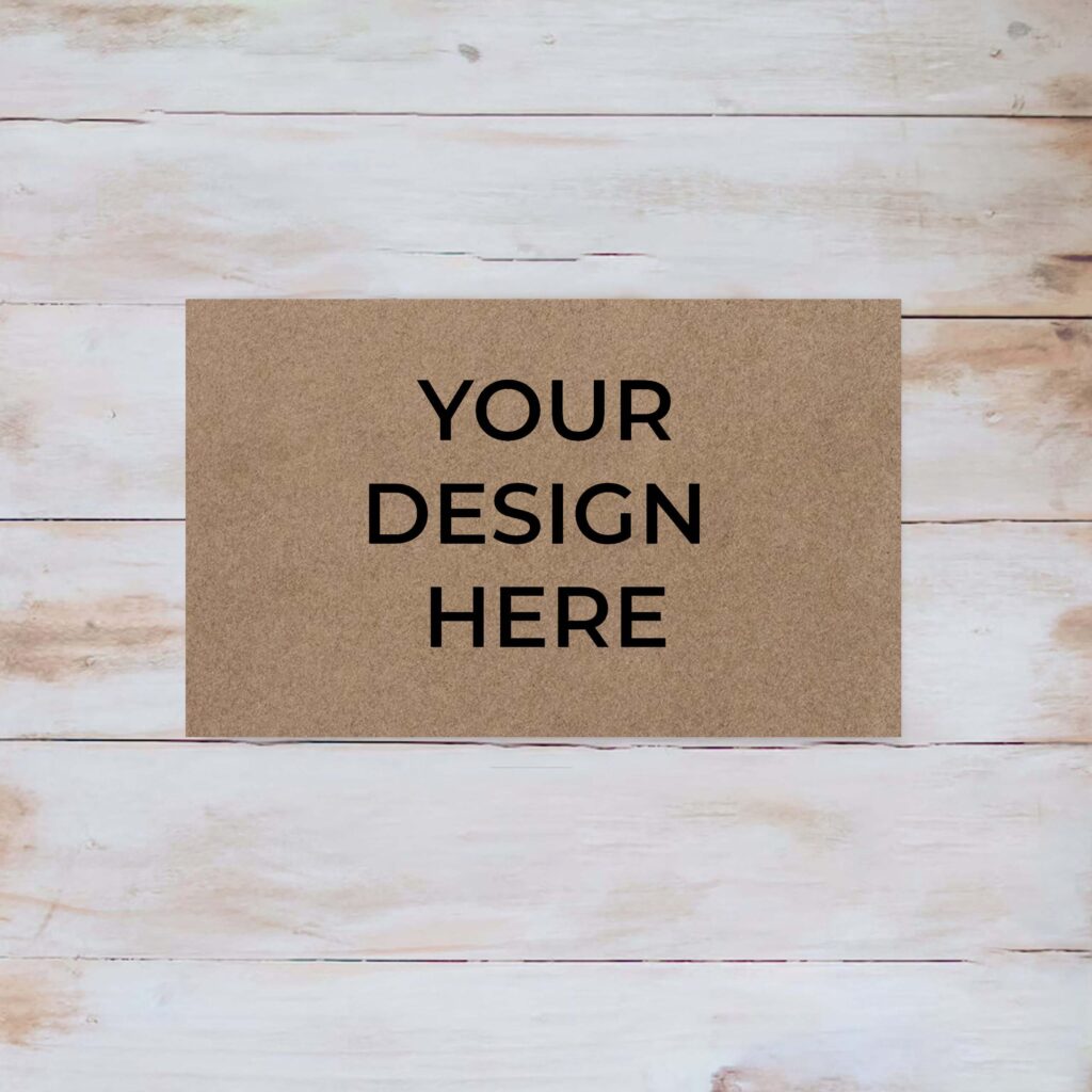 Kraft Brown Rectangle Stickers - Customized Printing Services - Aprints.pk